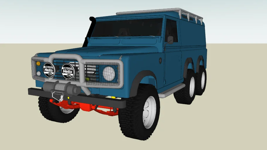 Land Rover Defender 6x6 | 3D Warehouse