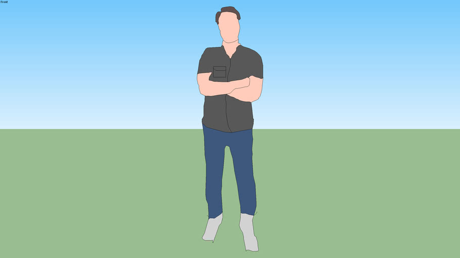 2d man , Rodney | 3D Warehouse