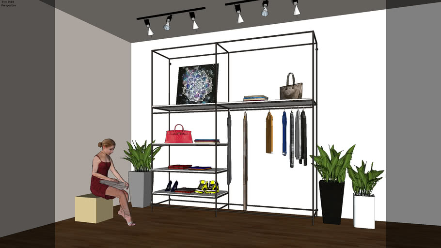 Clothes Shelve - By Zoe | 3D Warehouse