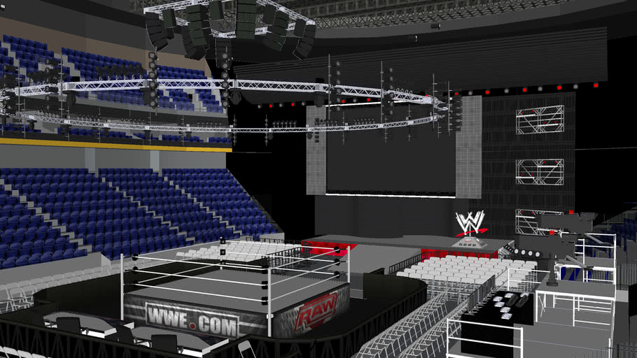 WWE Monday Night Raw 2009-2011 Full Arena | 3D Warehouse