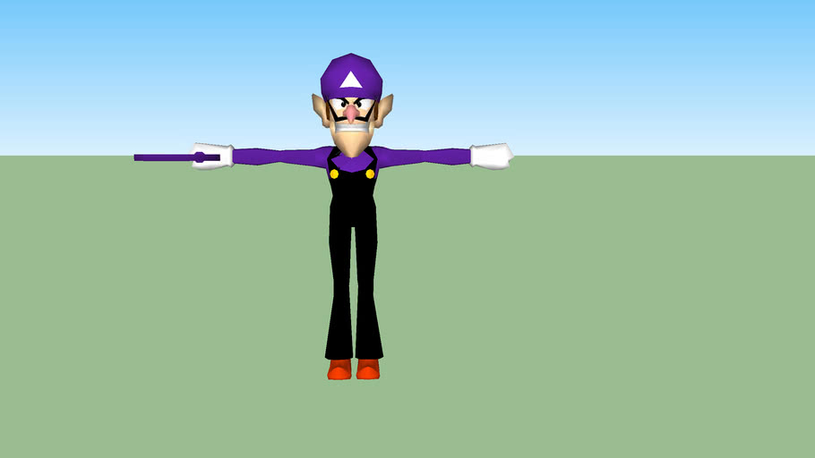 waluigi SSBB rip | 3D Warehouse