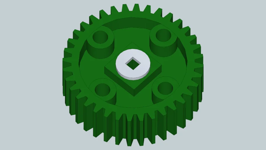 VEX 36 Tooth High Strength Gear | 3D Warehouse