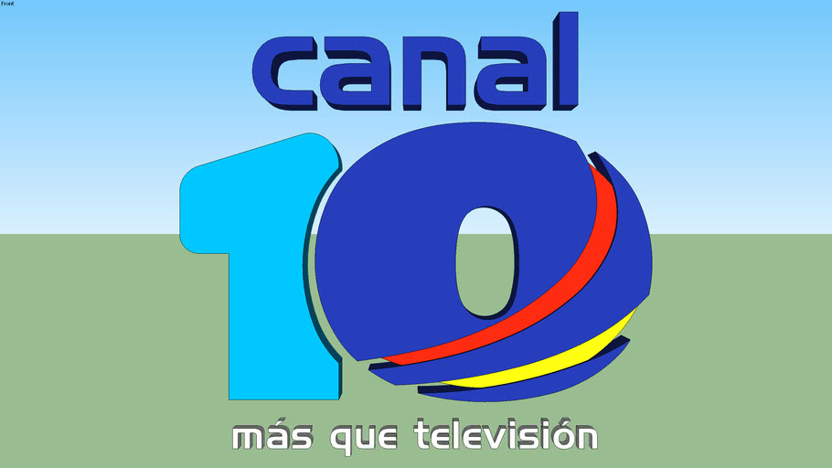 Canal 10 Nicaragua logo | 3D Warehouse