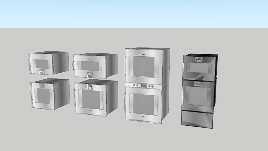 Gaggenau ovens | 3D Warehouse