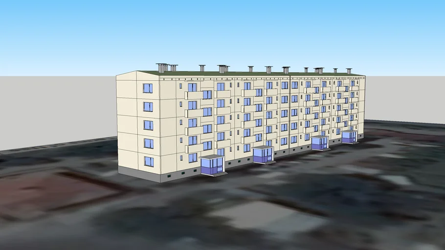 panel building in Plovdiv, Bulgaria | 3D Warehouse