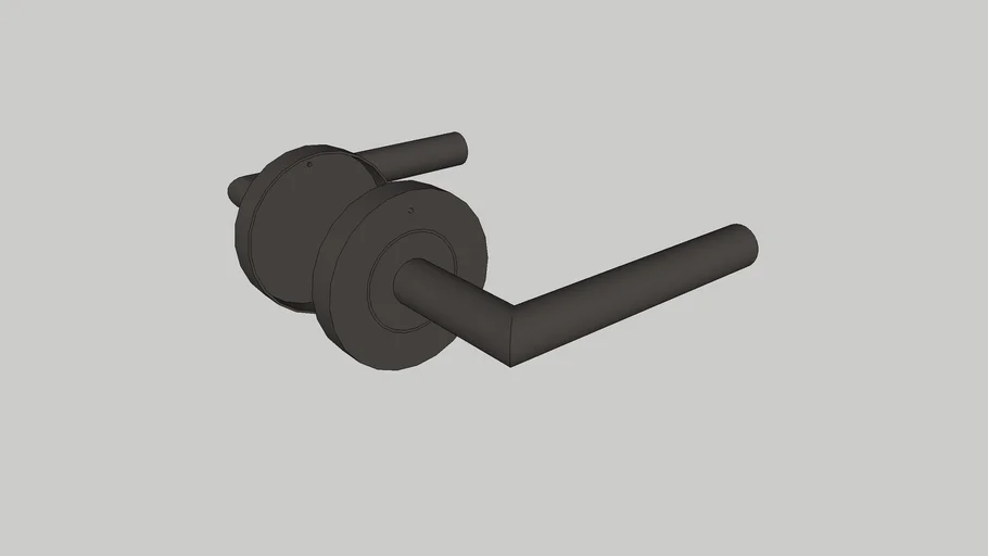 Door handle (round pipe)도어 핸들 (원형파이프) | 3D Warehouse