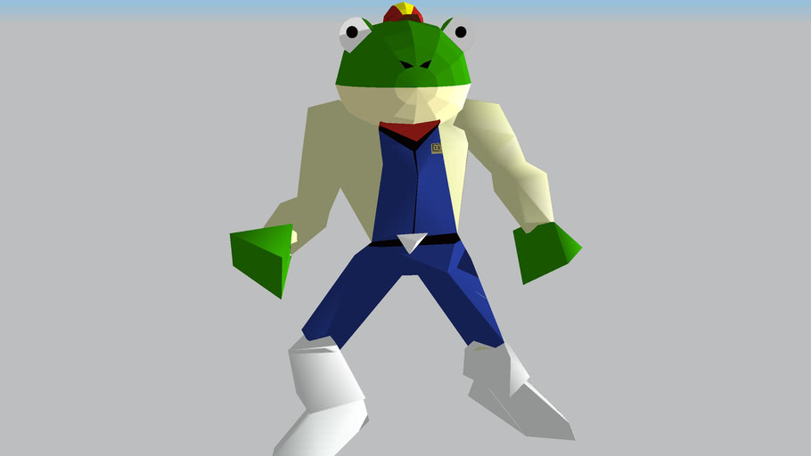 slippy toad starfox 64 | 3D Warehouse