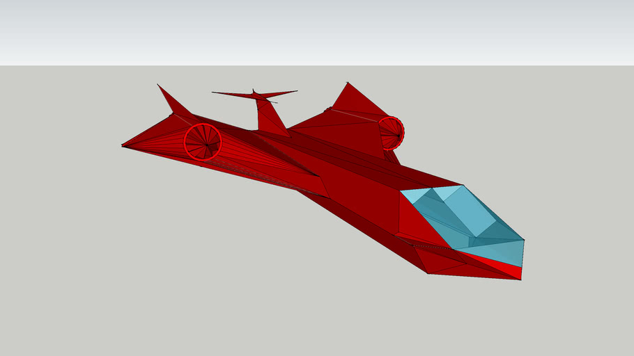 Supersonic Jet (V2) | 3D Warehouse