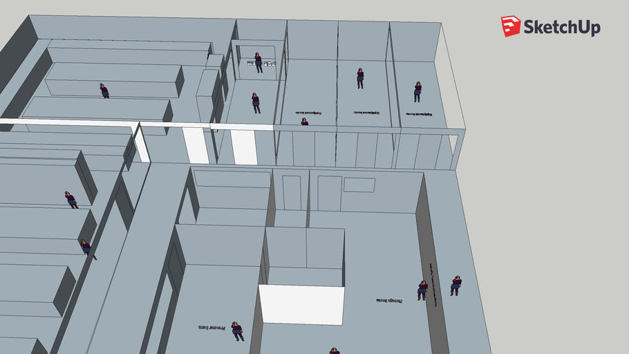 Lab Design - more open plan | 3D Warehouse