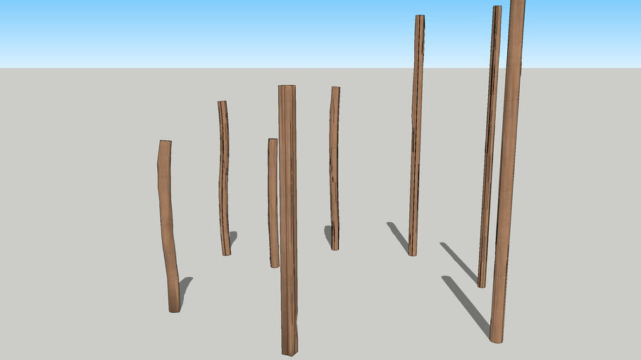 Wooden column | 3D Warehouse