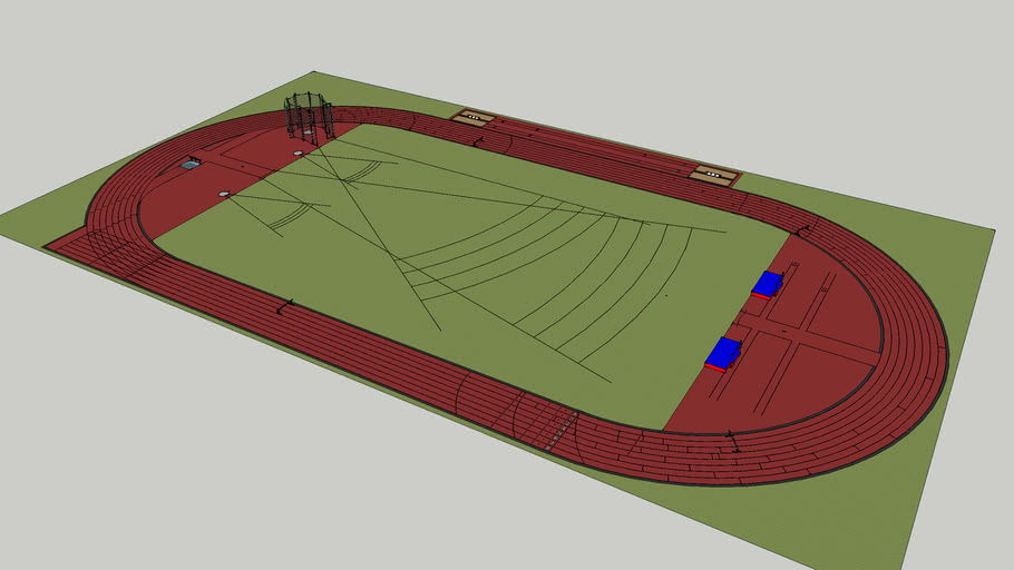 athletic track | 3D Warehouse