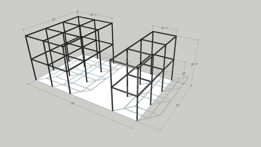 octanorm skeleton structure for exhibition | 3D Warehouse