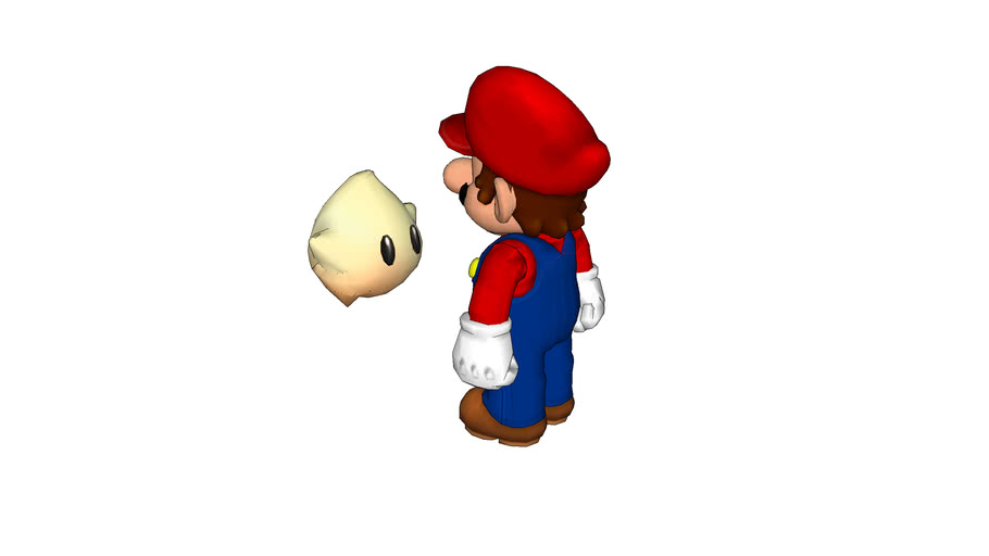 mario and young master luma | 3D Warehouse