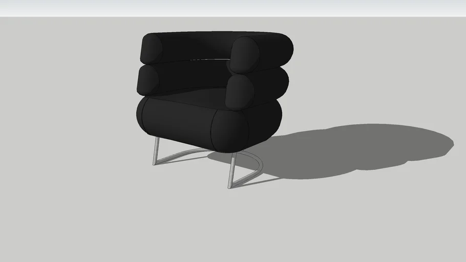 Bibendum armchair - Eileen Gray | 3D Warehouse