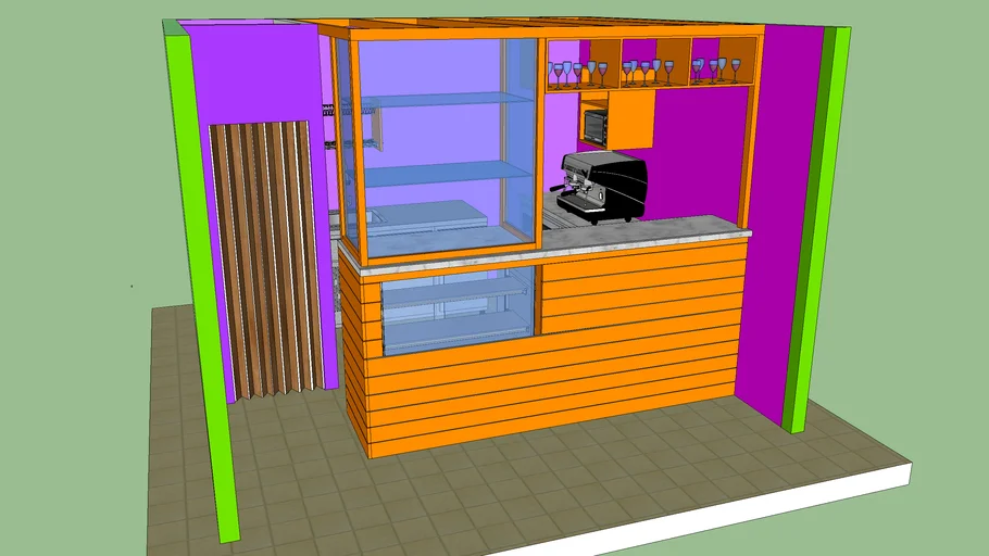 diseño de local comercial / design of commercial premises | 3D Warehouse