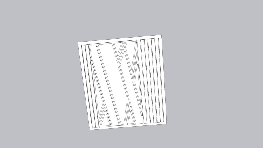 bed back wall | 3D Warehouse