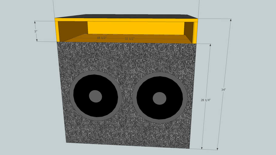 subwoofer box | 3D Warehouse