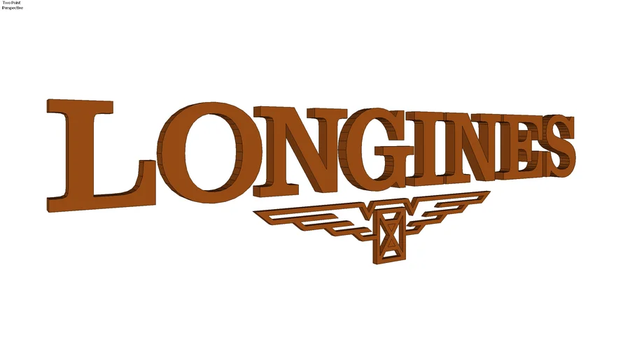 Longines Watches Letter Sign Logo | 3D Warehouse