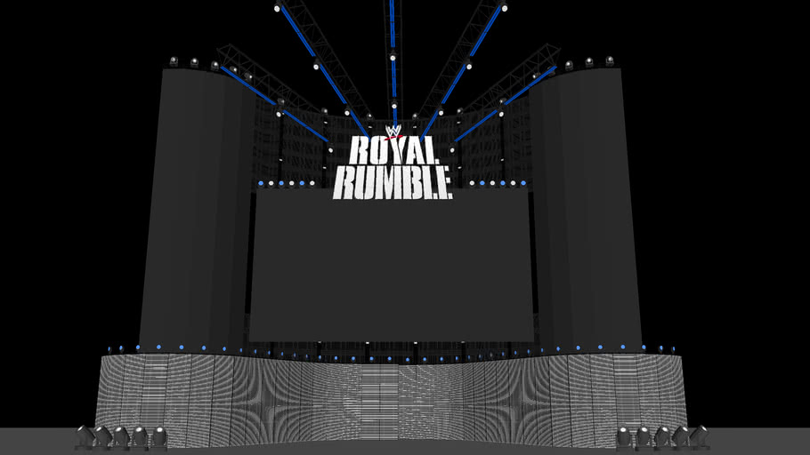 WWE Royal Rumble 2013 Concept Stage | 3D Warehouse
