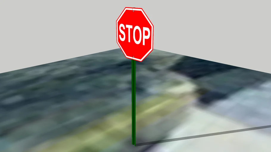 Stop Sign | 3D Warehouse