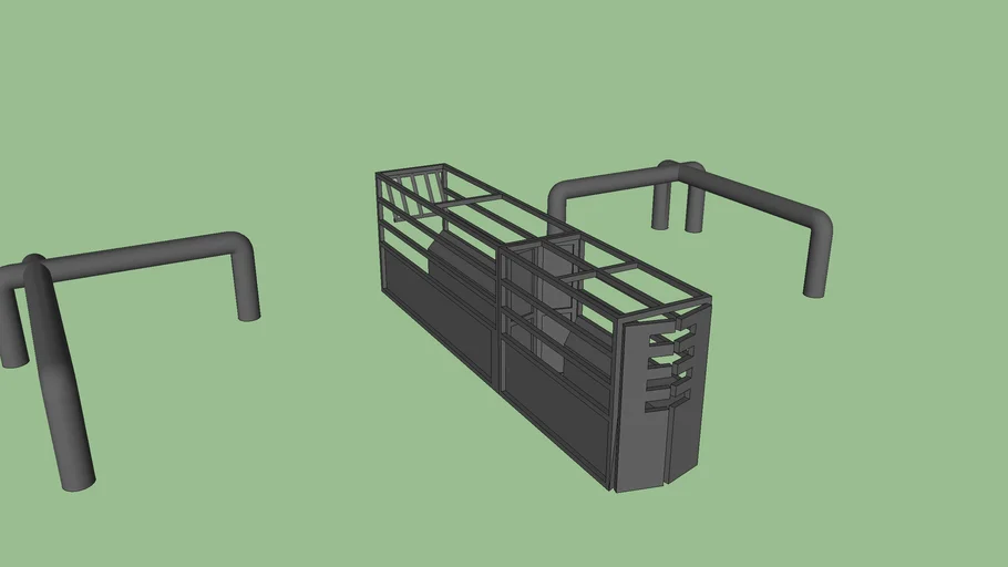 Roping Boxes (With Chute, and Lead Up) | 3D Warehouse