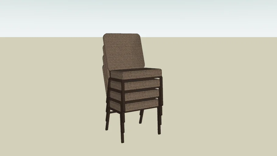 FOUR STACKED CHAIRS | 3D Warehouse