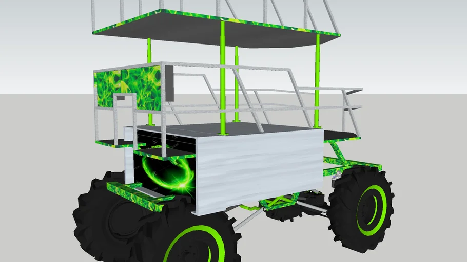 Two Story Swamp Buggy | 3D Warehouse