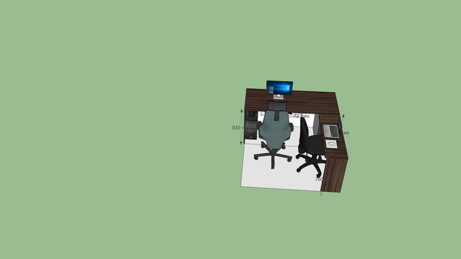 COMPUTER TABLE | 3D Warehouse