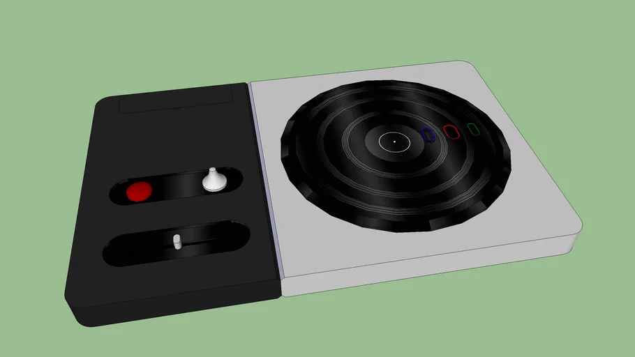 DJ Hero Turntable | 3D Warehouse