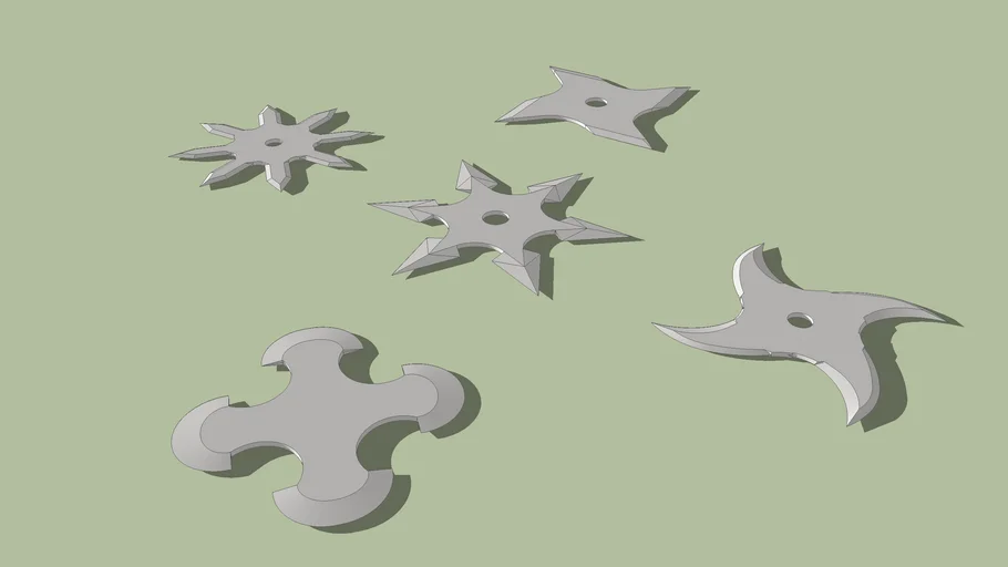 shurikens | 3D Warehouse