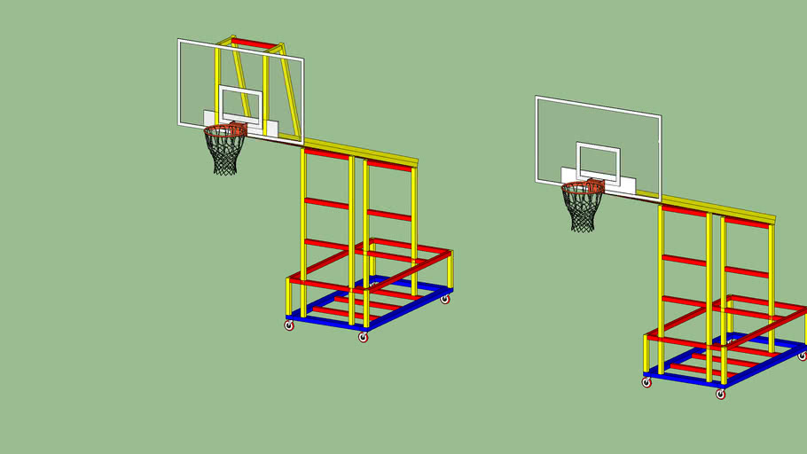 Ring basketball portable | 3D Warehouse