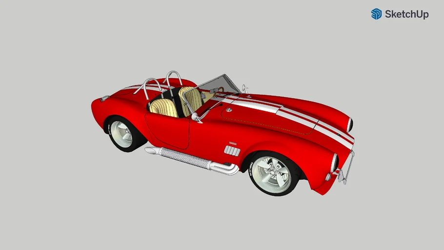Red Shelby Cobra | 3D Warehouse