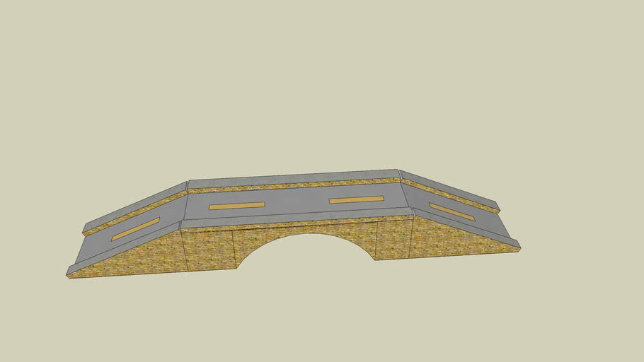 An arc bridge | 3D Warehouse