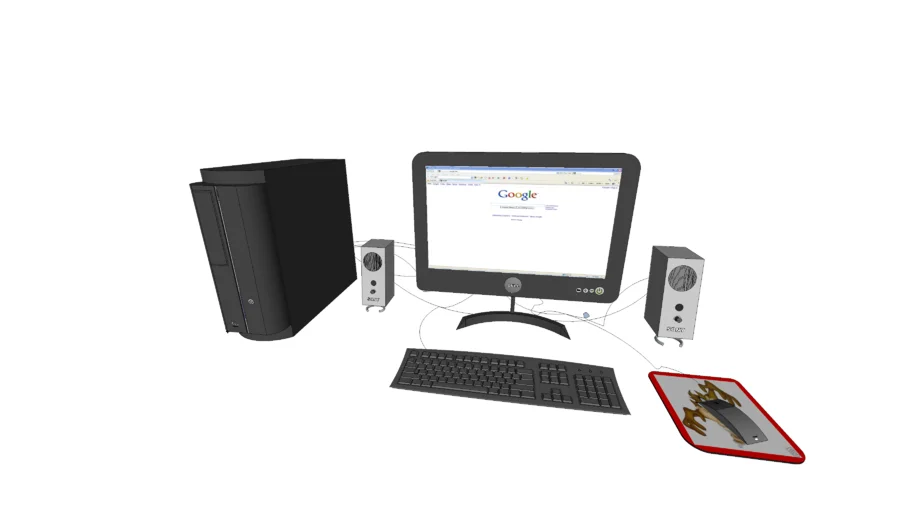 Deluxe Computer Set | 3D Warehouse