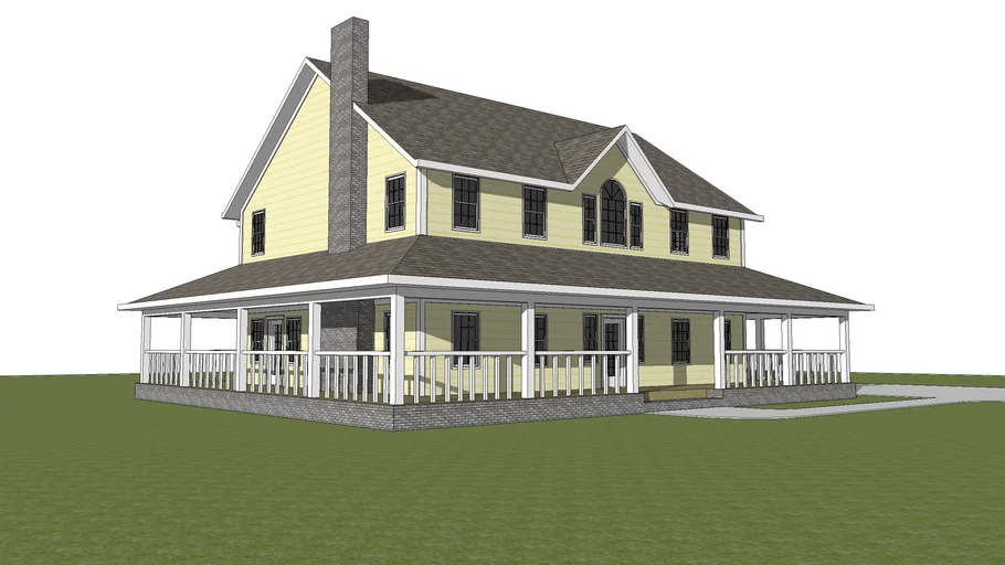 Colonial Ranch | 3D Warehouse