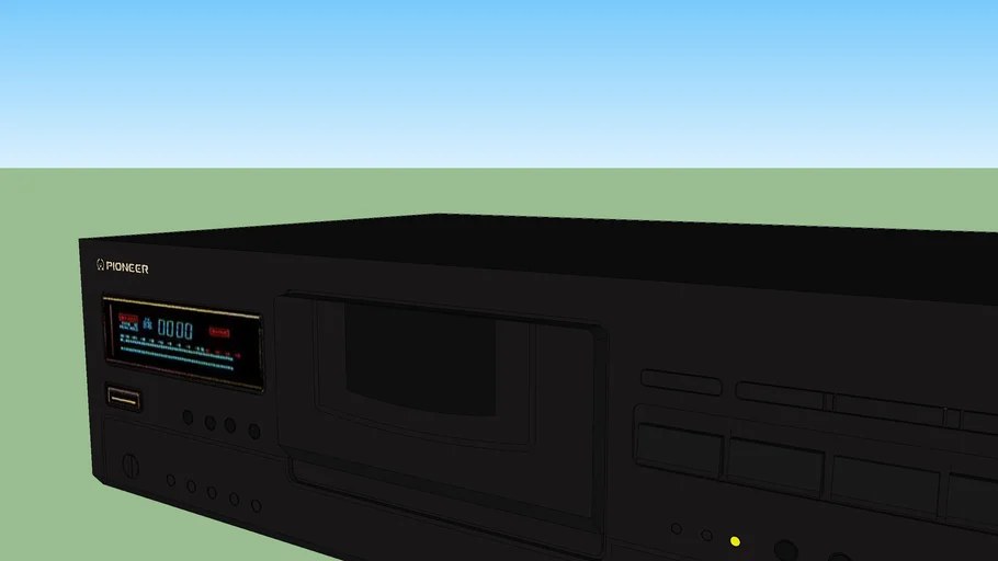 Pioneer CT-S830S cassette deck | 3D Warehouse