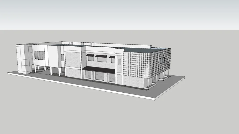 scs central office all white | 3D Warehouse