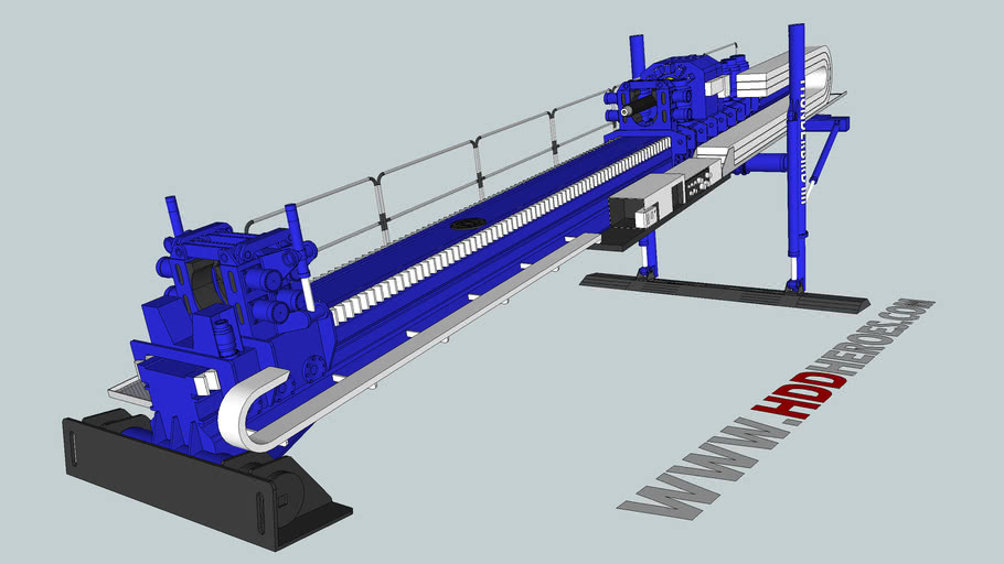 hddheroes pd450 directional drilling rig | 3D Warehouse