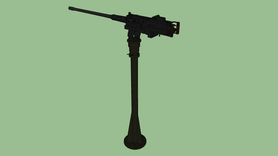 Browning M2HB Flexible (Vehicle Mount) | 3D Warehouse