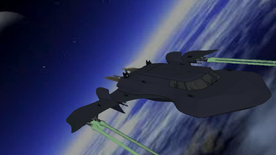 ATX21-Hermion - Tauri and asgard space corvette class | 3D Warehouse