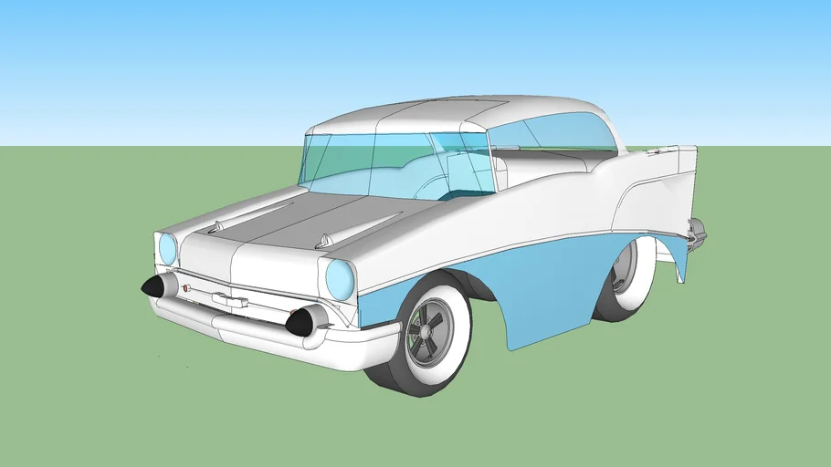 Tooned 57 Chevy | 3D Warehouse