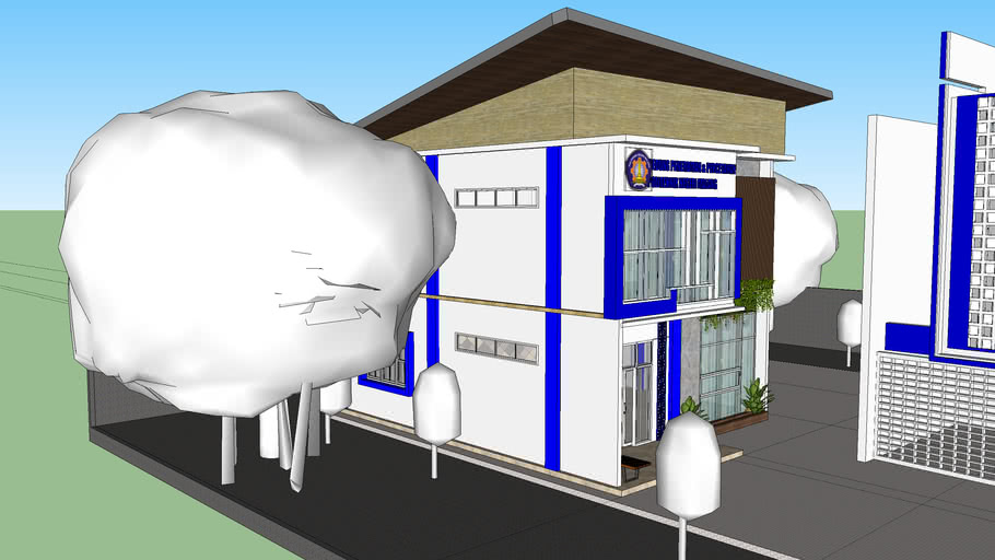 Polinema - Gedung Penerbitan & Percetakan Politeknik Negeri Malang | 3D ...