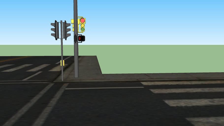 Traffic Intersection | 3D Warehouse