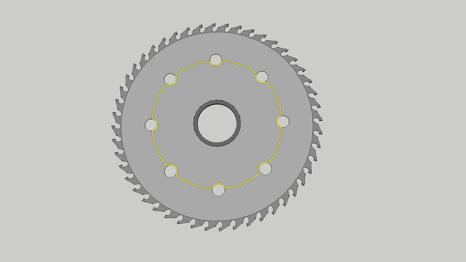 Circular Saw Blade | 3D Warehouse