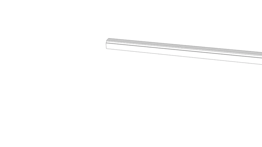 Trex Bottom Rail 67 in lg | 3D Warehouse