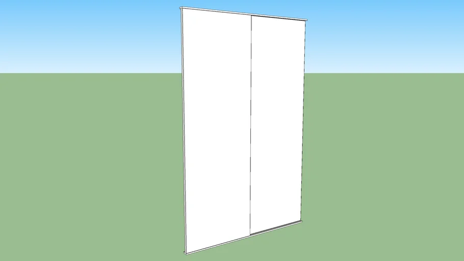 IKEA FONNES slide door 180x120 | 3D Warehouse