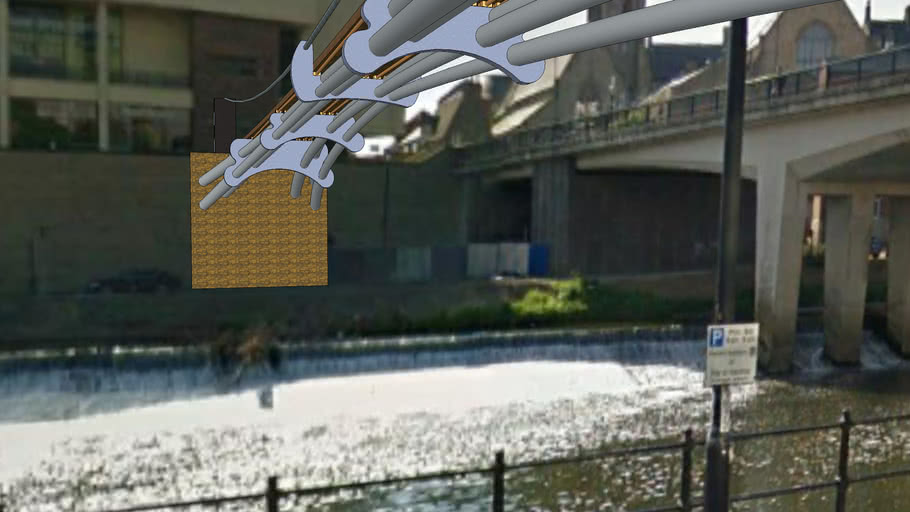 Wear River Bridge Google Earth Close-ups another view of the underside ...