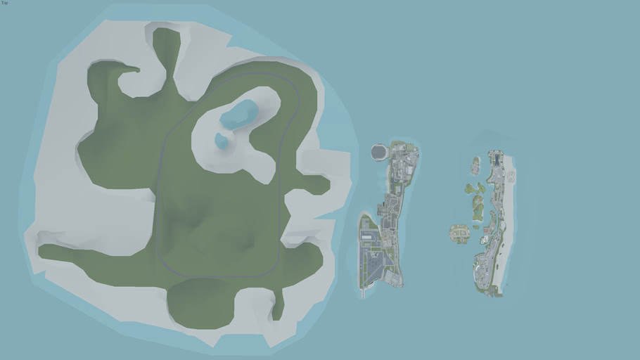 Final in game topography | 3D Warehouse