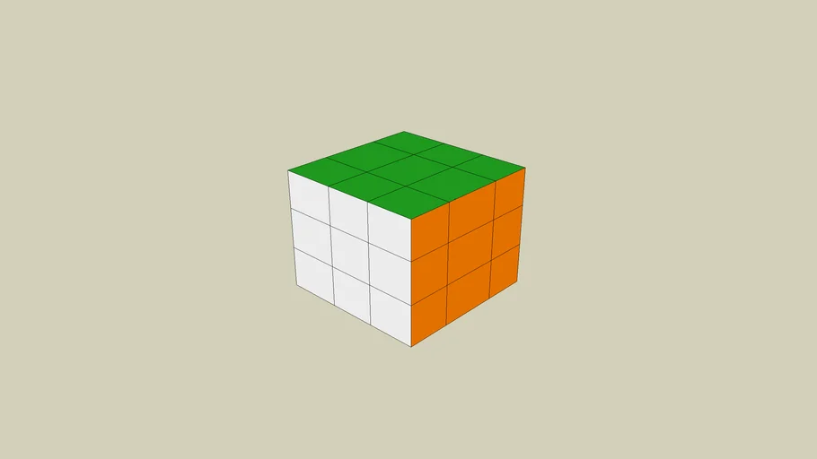 SOLVED RUBIKS CUBE | 3D Warehouse
