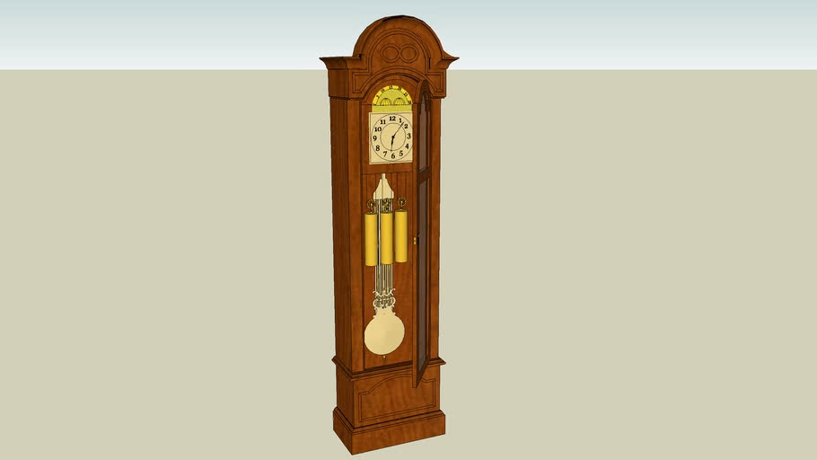 Grandfather Clock | 3D Warehouse